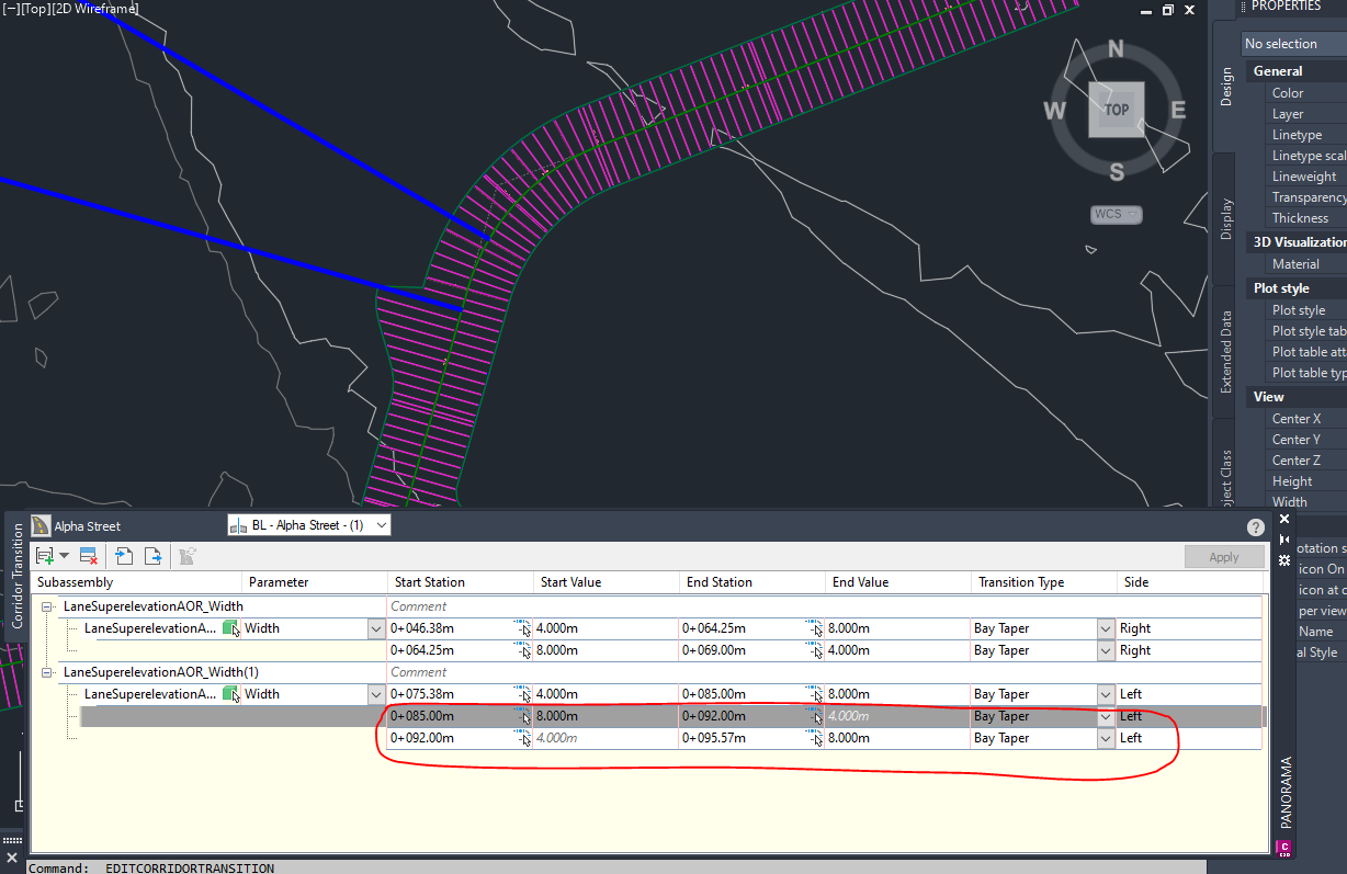 Corridor Workflow: Using profiles to control widths and more - Autodesk Community