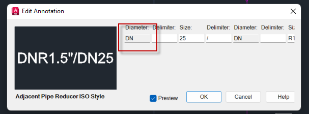 Solved: PID Reducer Annotation DN - Autodesk Community