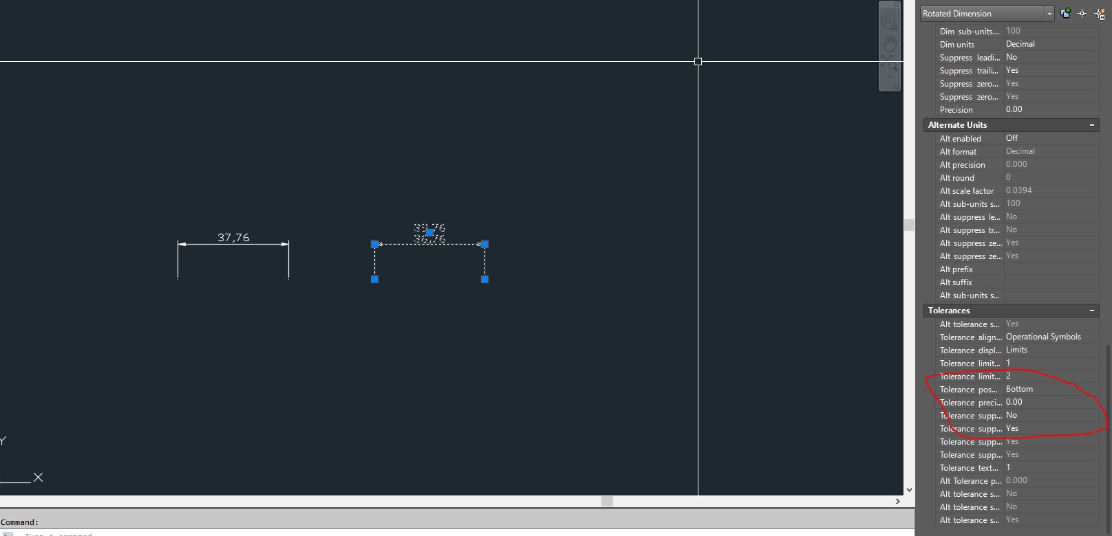Cannot change tolerance properties in dimension on drawing. - Autodesk ...