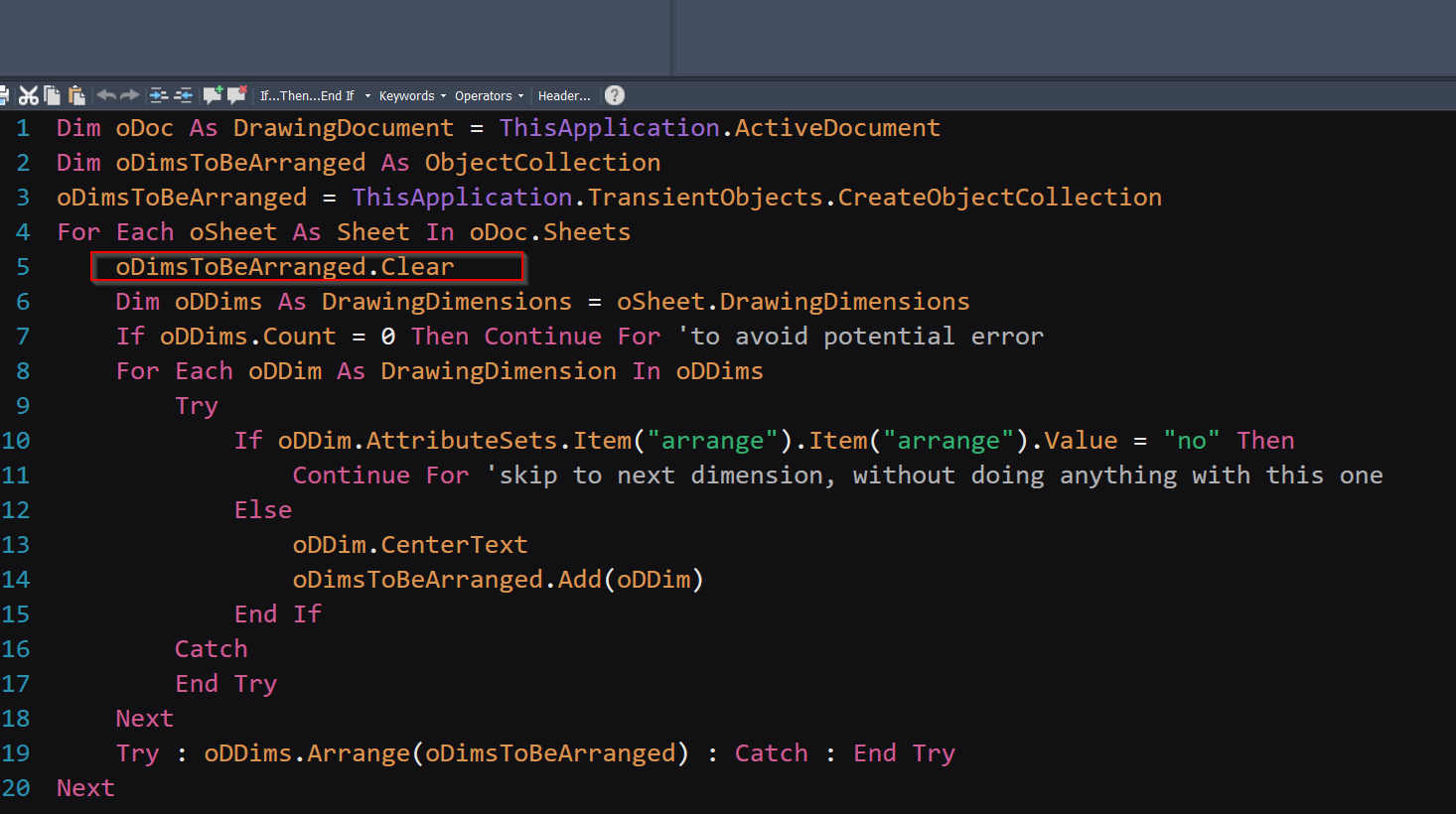 Exclude dimensions from arrange rule - Autodesk Community
