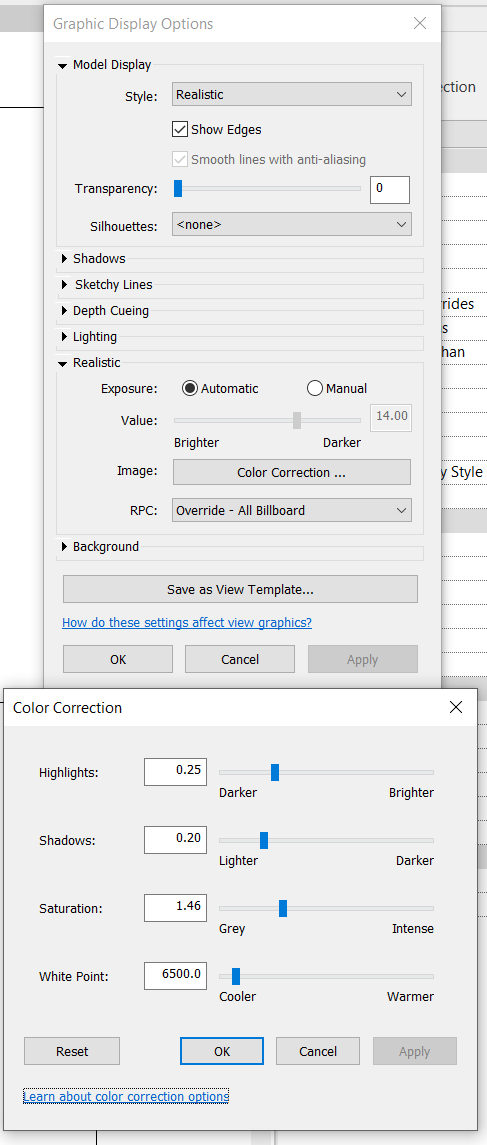 Realistic Mode Elevations showing yellow for section elements Revit ...