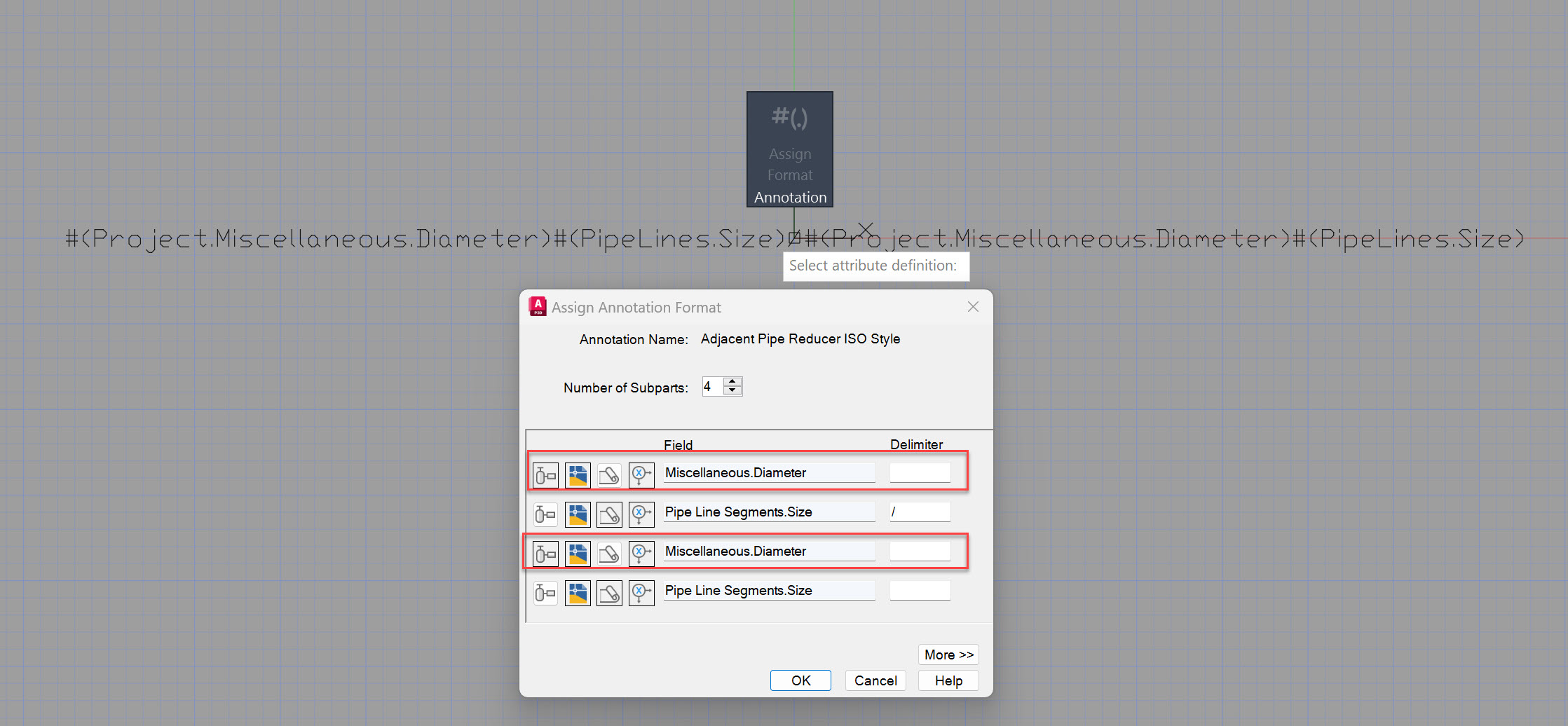 Solved: PID Reducer Annotation DN - Autodesk Community