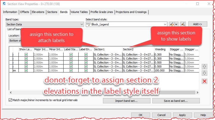 Solved: Section data band label - Autodesk Community