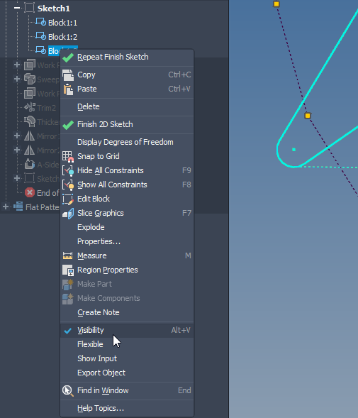 Solved: Sketch Block Visibility in a Sketch - Autodesk Community