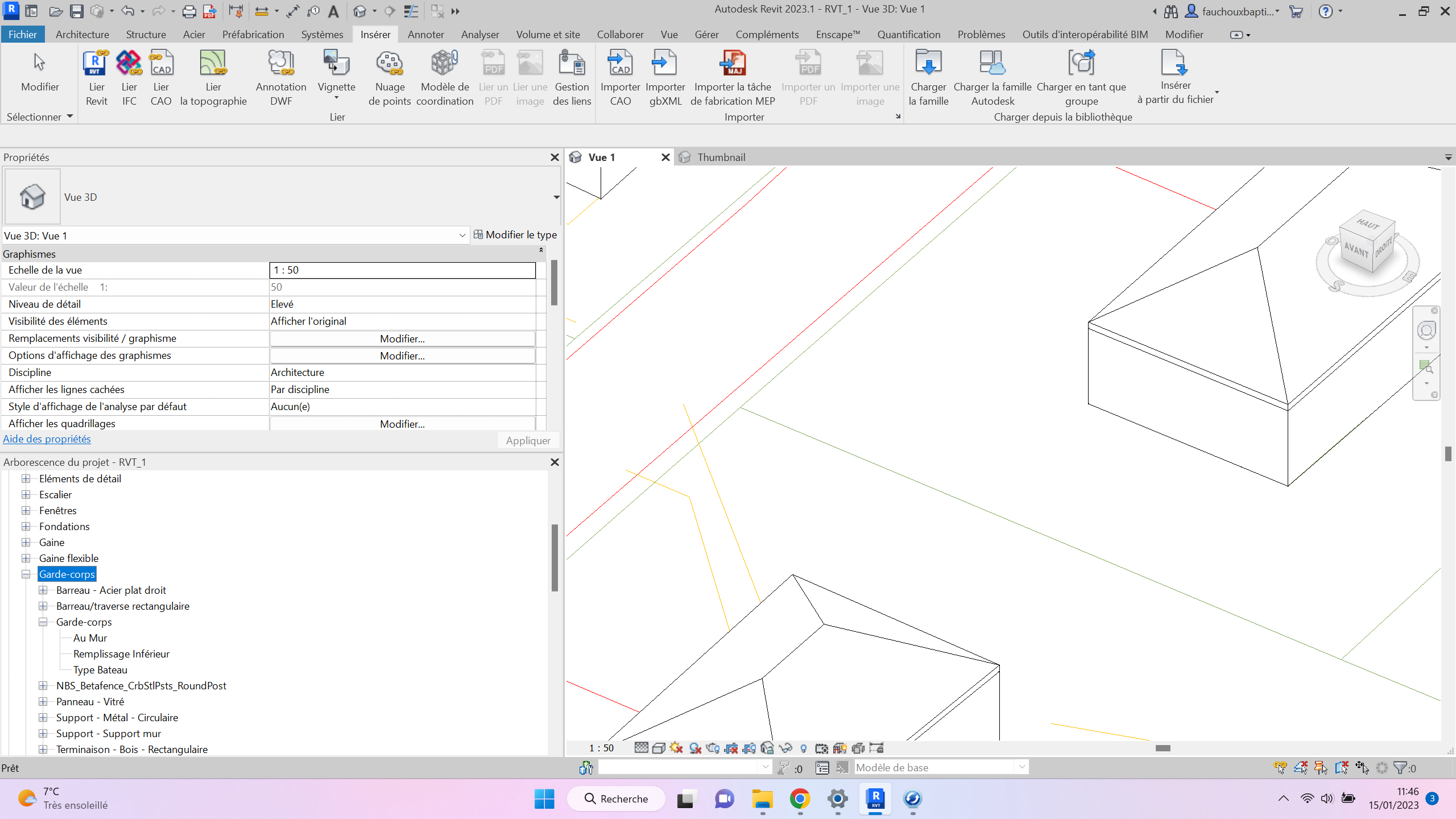 Résolu : Revit : Enregistrer une famille garde-corps à partir d'un fichier modèle BimObject ...