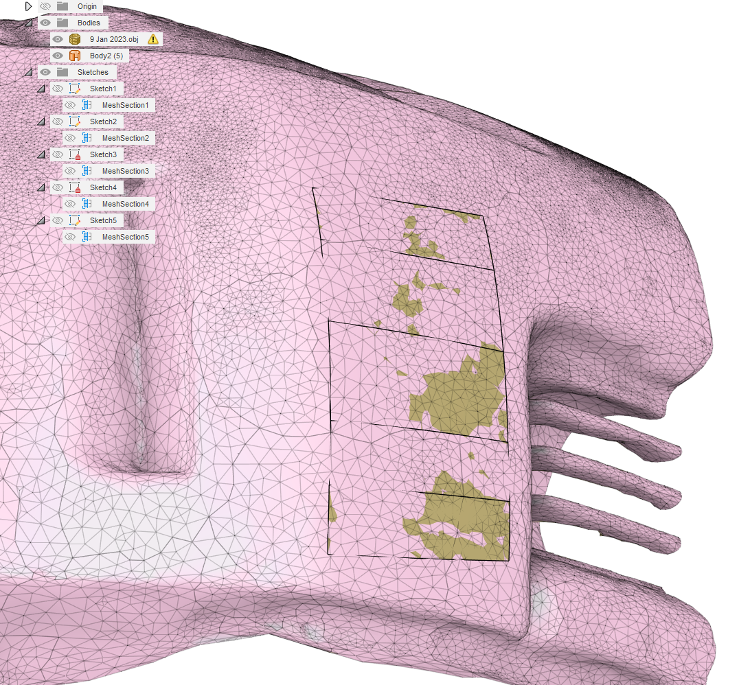 Create parametric object from mesh surface (3D scan) - Autodesk Community