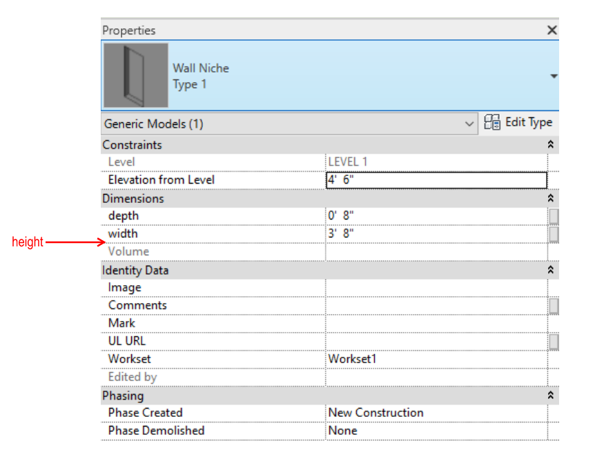 Solved: Parameter in Wall Niche Family - Autodesk Community