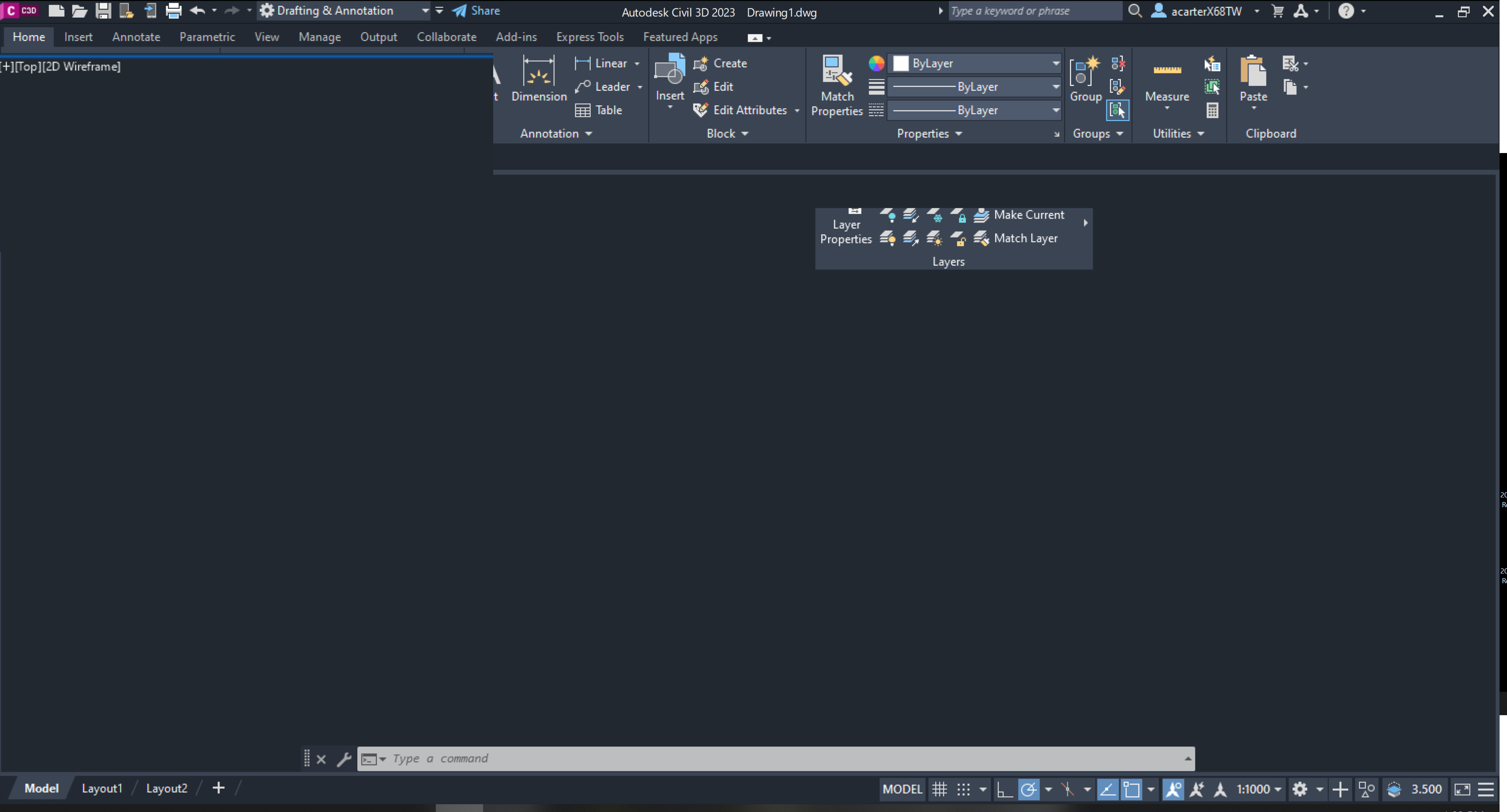 Civil 3d 2023 Doesnt Boot Properly Viewports Are Off And Cursor Is 1 Inch Off From Button When