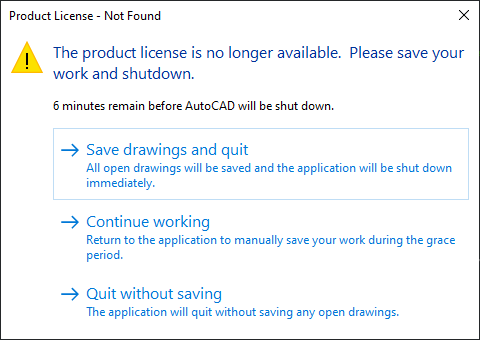 Product License - Not Found - Autodesk Community