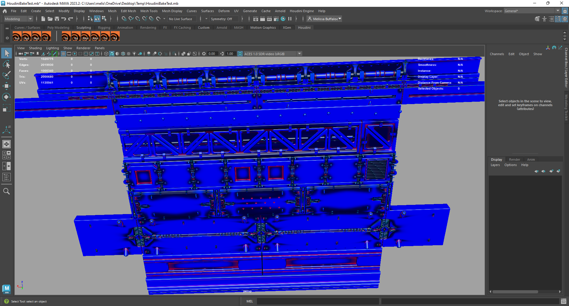 Solved: Baking a texture to vertex colors - Autodesk Community