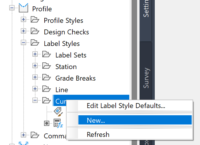 Solved: labeling circular vertical curve radius on a profile - Autodesk Community