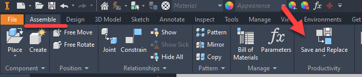 Save entire assembly as filename = browser node - Autodesk Community