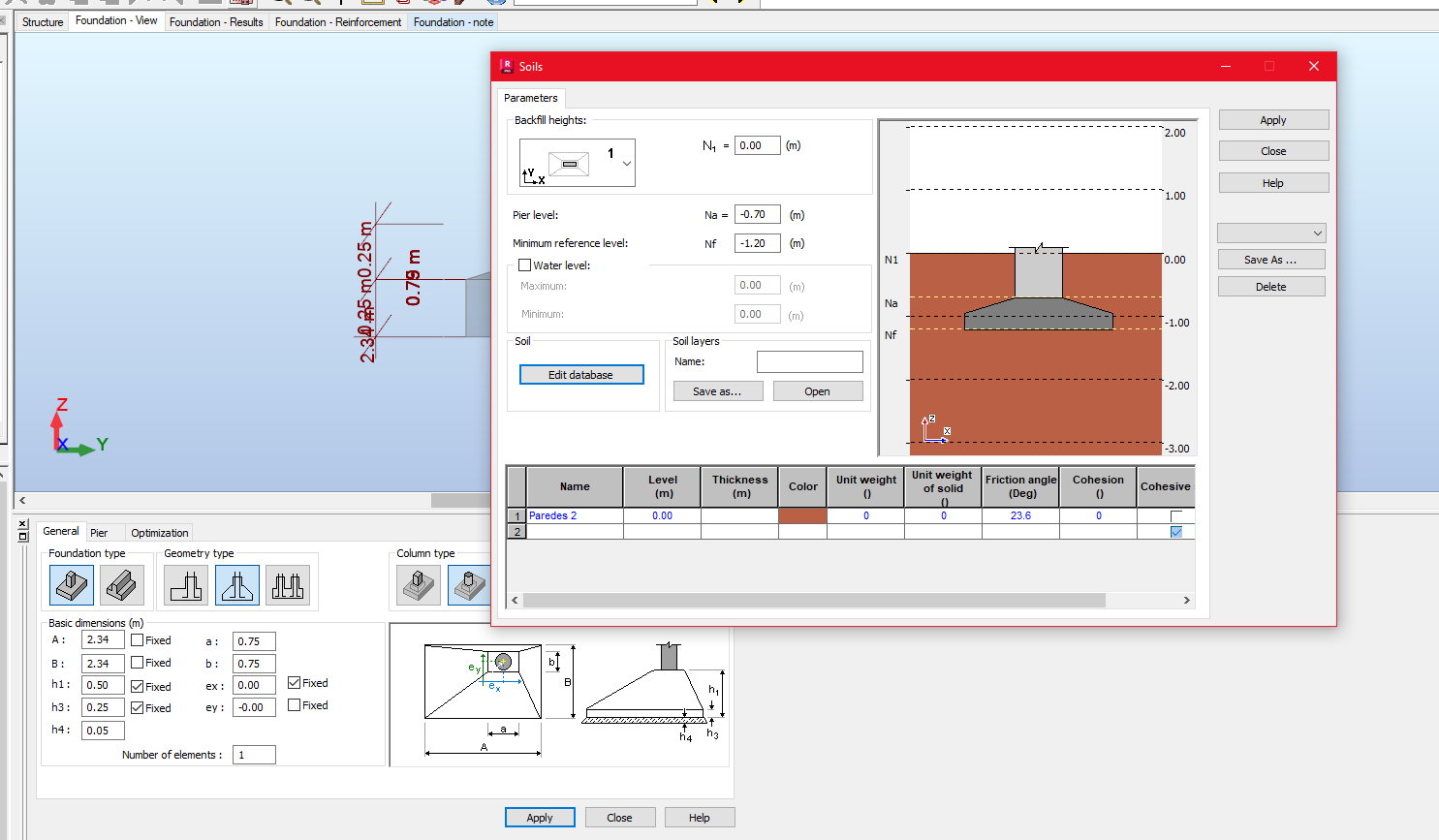 Problems with soil parameters of fundations - Autodesk Community