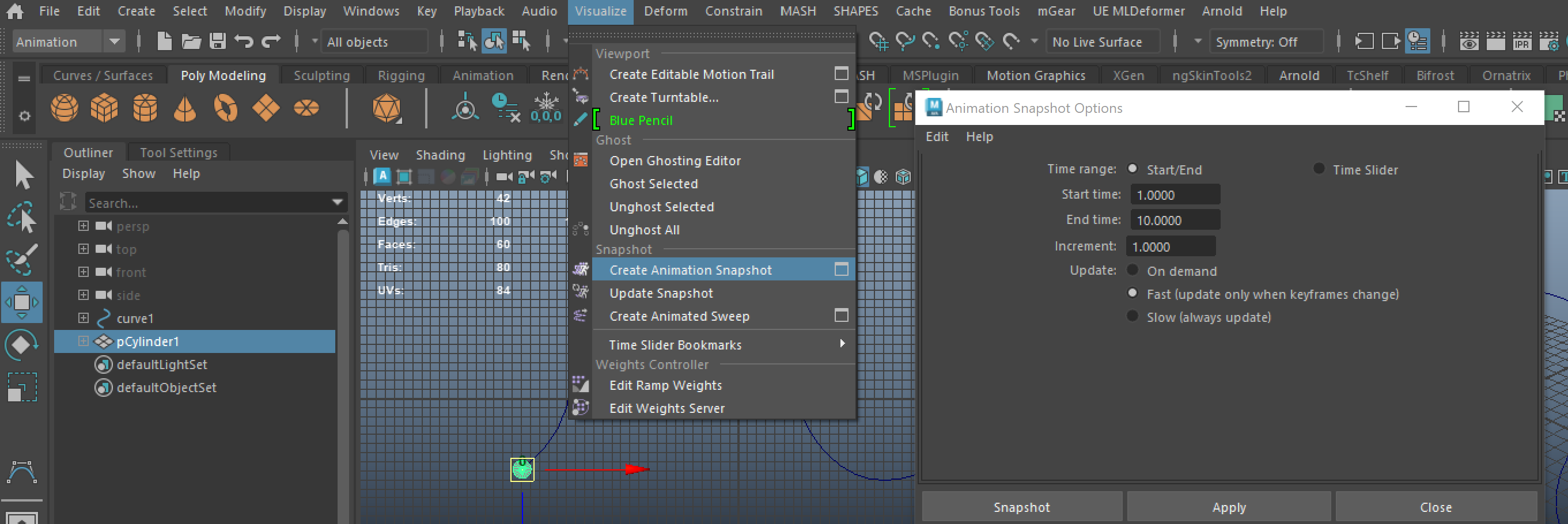 HowTo Instance Along Curve a Sweep Object - Autodesk Community