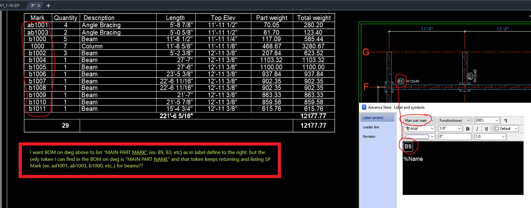 Solved: Add BOM on DWG token choices - Autodesk Community