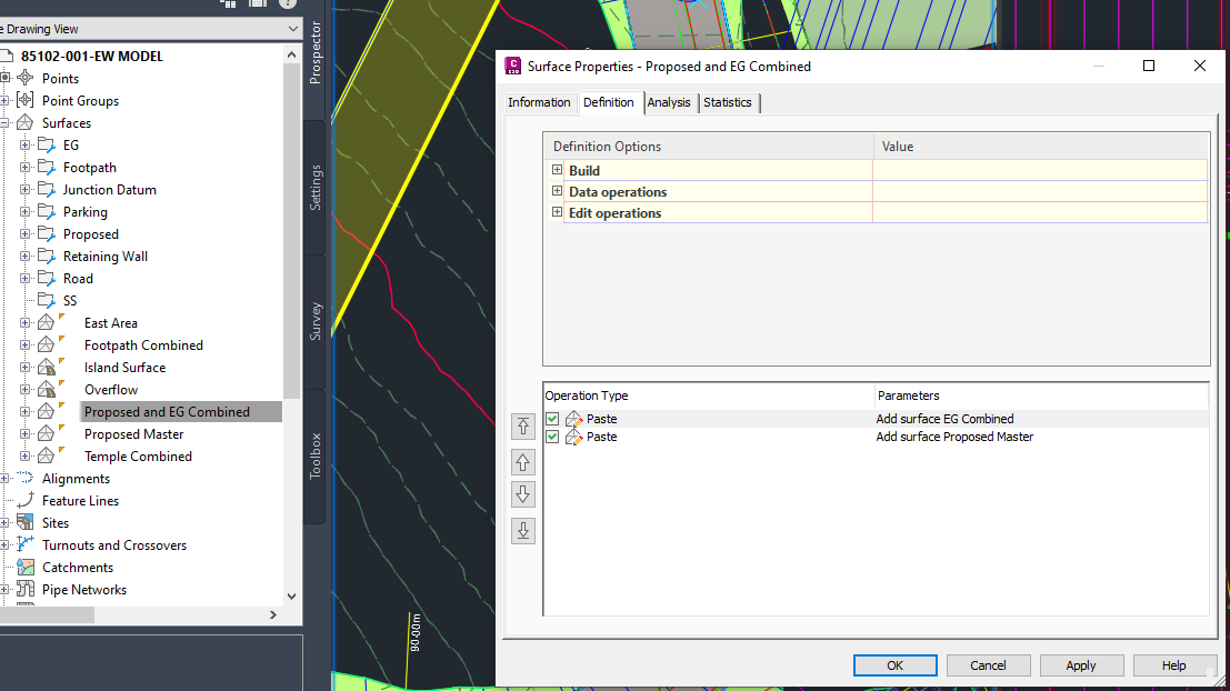 Surface masking existing grade - Autodesk Community