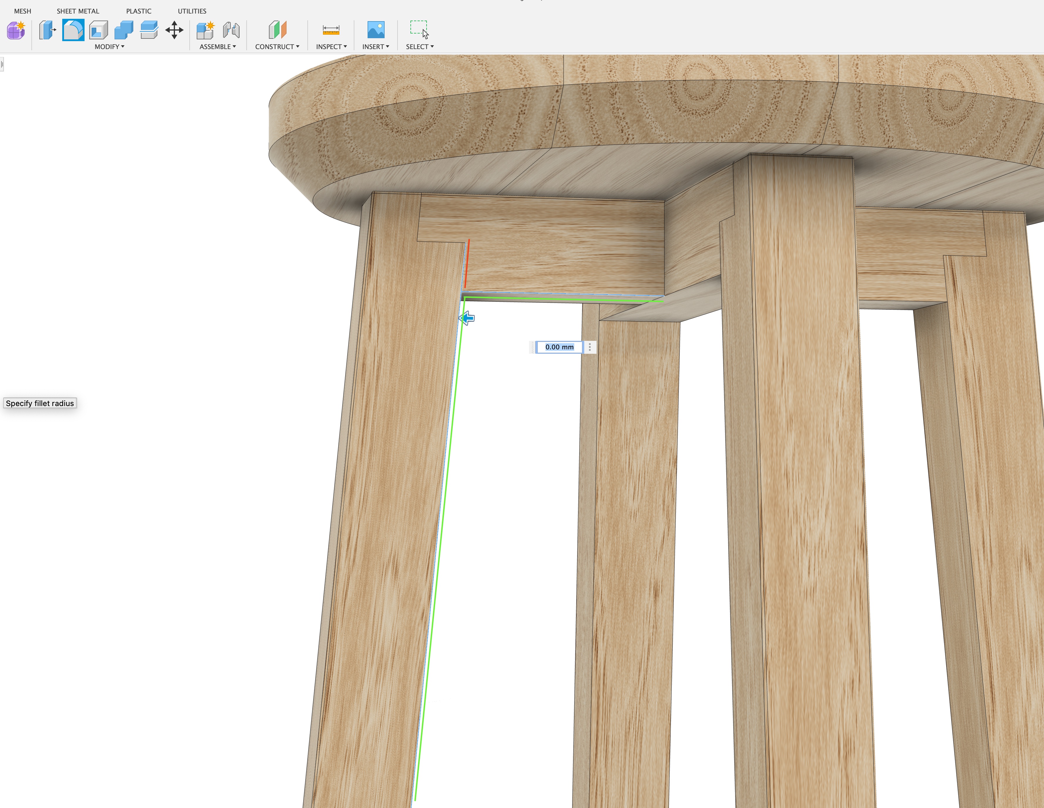 Fillet internal edges only - Autodesk Community
