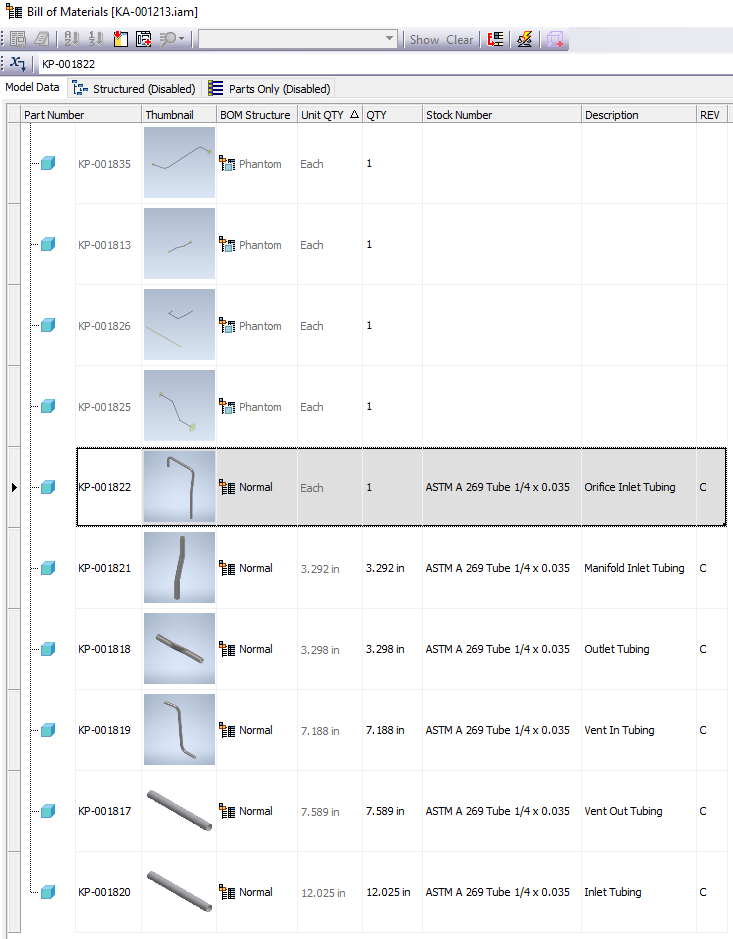 Solved: Unit and Quantity Fields in Bill of Materials in Items - Autodesk Community