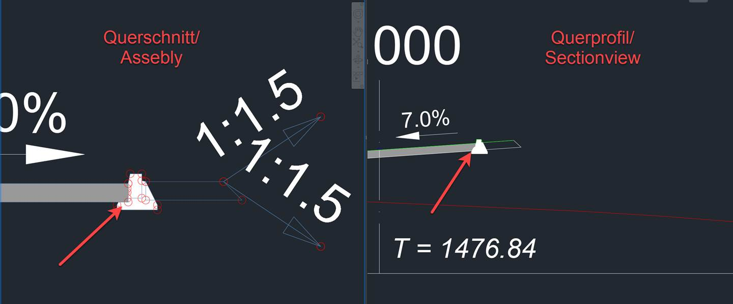 Move the subassembly on top of the others in the Section View in Civil 3D - Autodesk Community