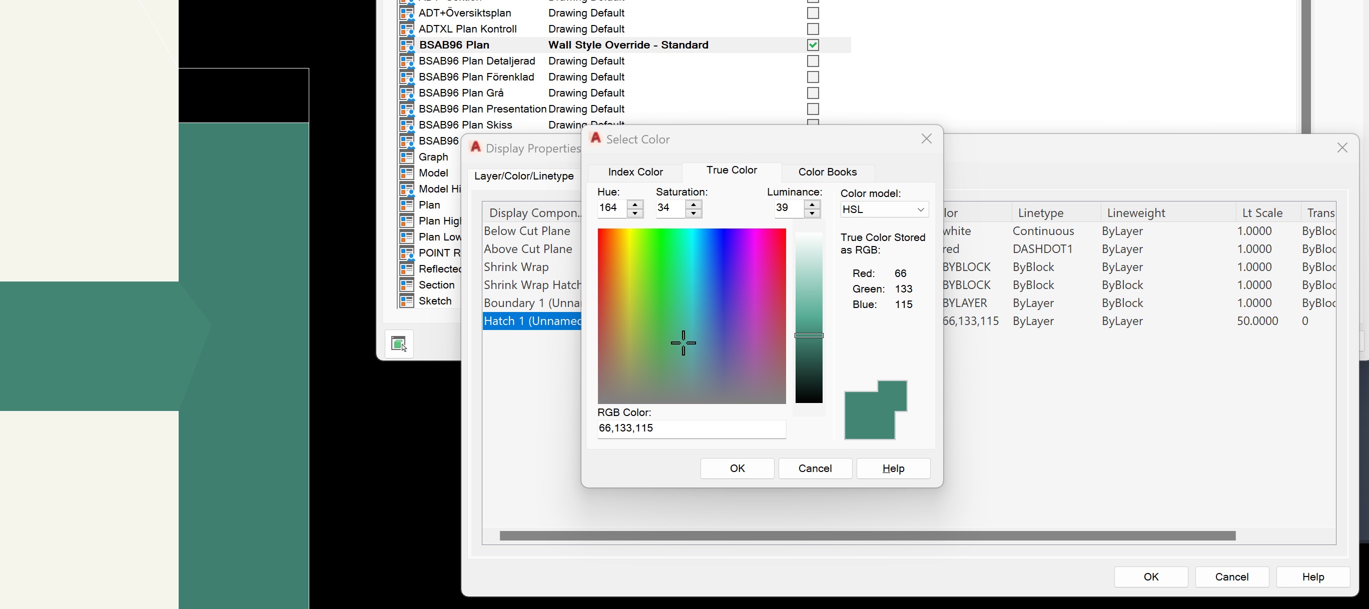 AutoCAD Architecture - Wall hatch color shift at joints - Autodesk ...