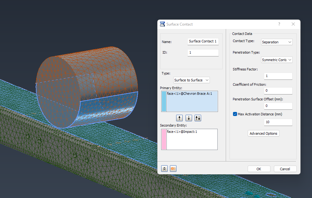 Solids Clipping Through Each Other Nonlinear Transient Response Autodesk Community
