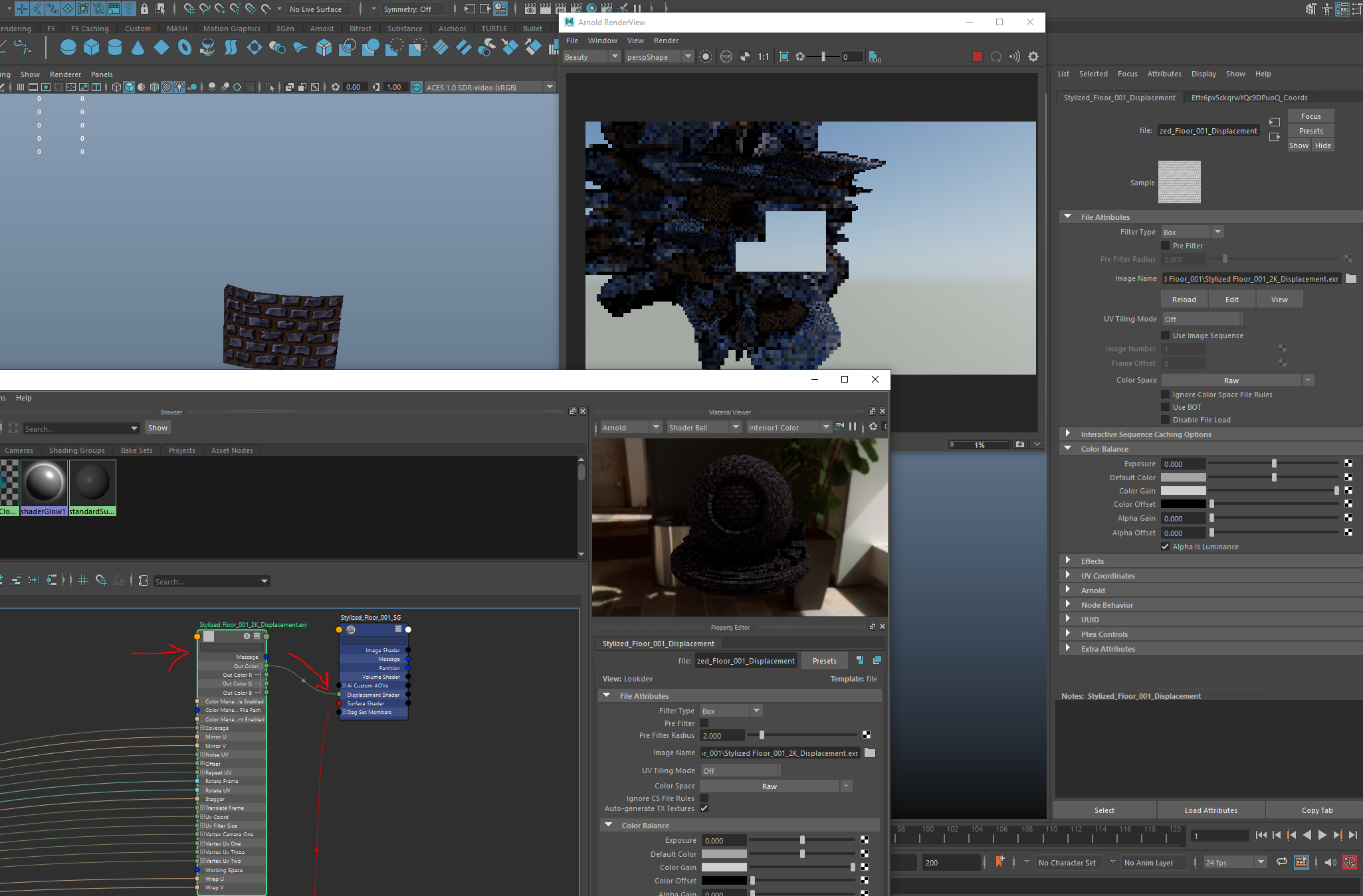 Solved: Arnold displacement problem - Autodesk Community