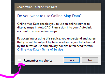 Geographic Map Not Displaying - Autodesk Community