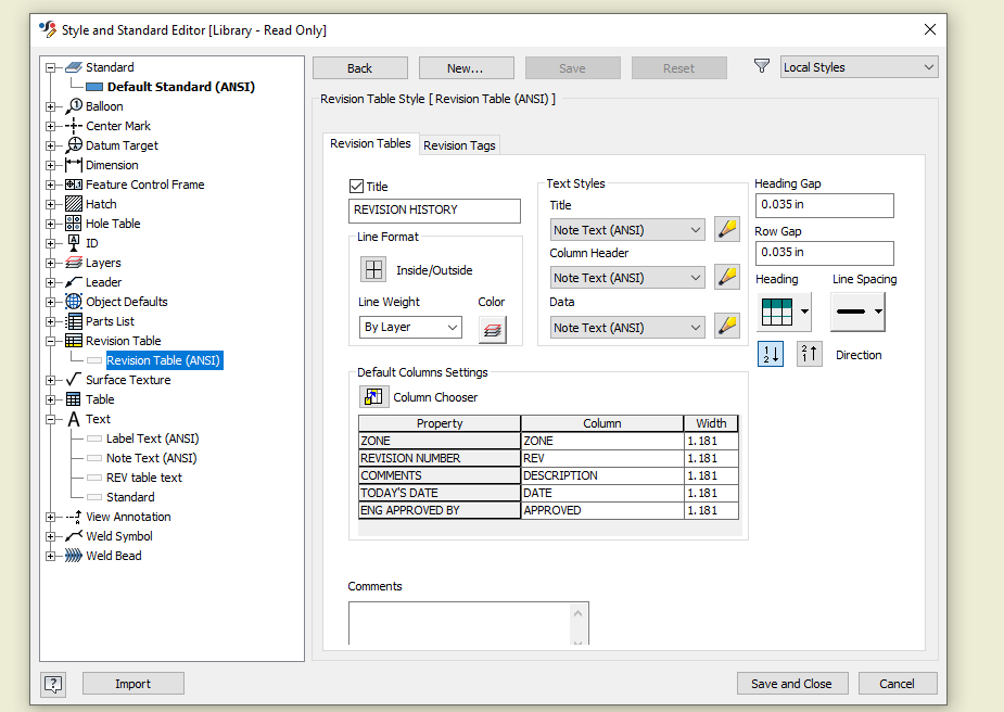 Styles Editor won't retain Revision Table Text Styles - Autodesk Community