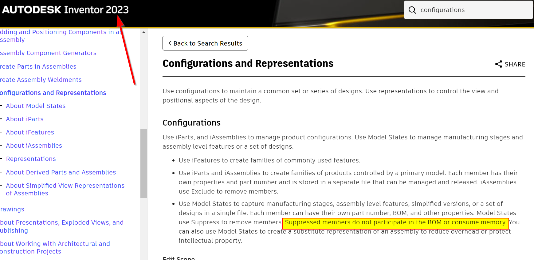 Suppression and Memory - Autodesk Community