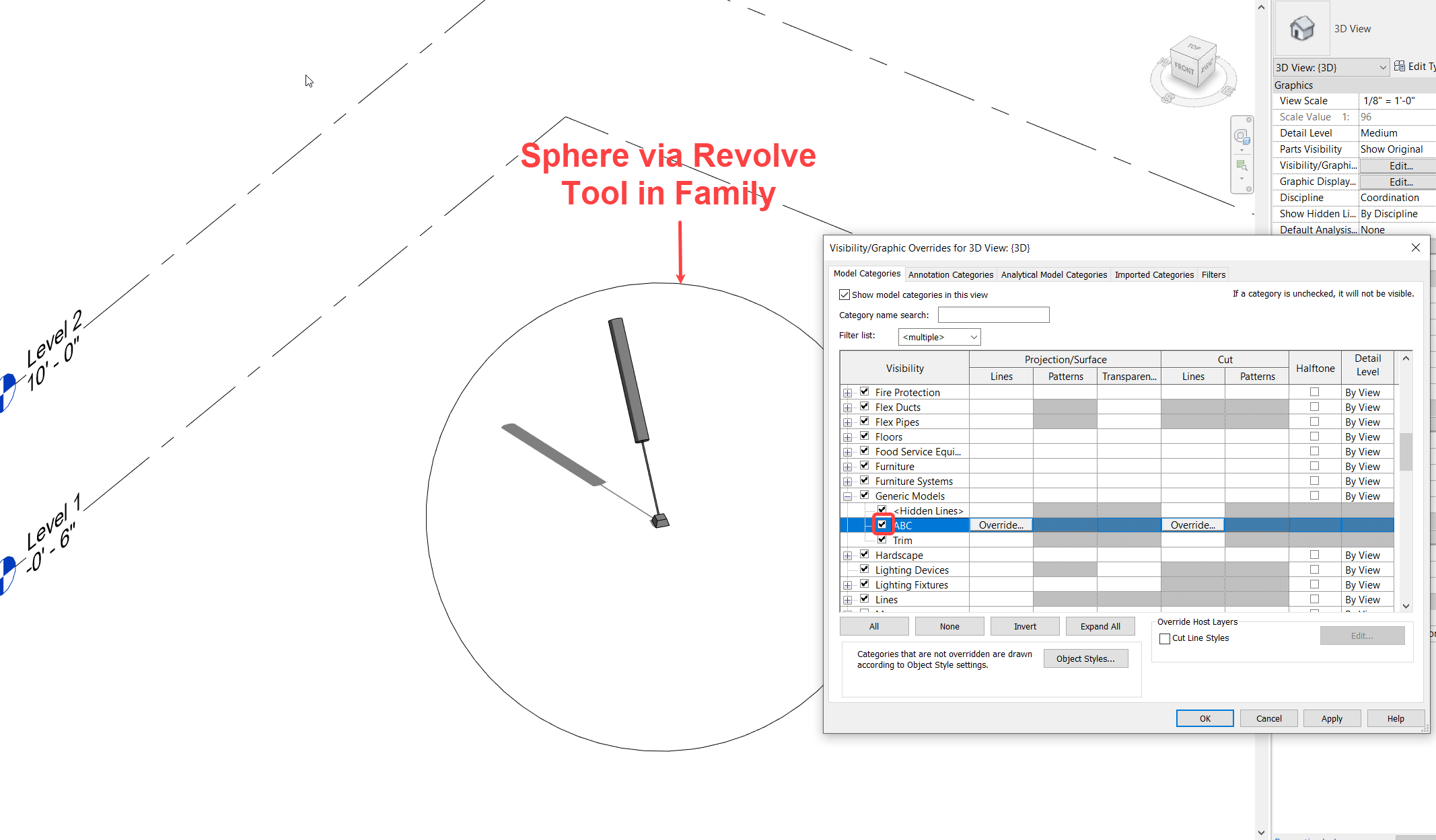 Solved: Difficulty in adding angular dimensions to the same family object. - Autodesk Community