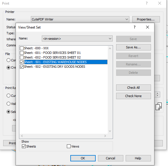Revit want to print more sheets than i have selected - Autodesk Community