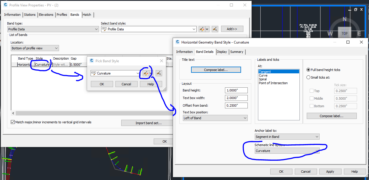 Incomplete curve Band (in Profile Views) - Autodesk Community