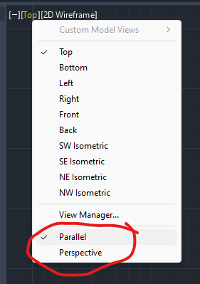 Solved: What viewport setting is causing this perspective change? - Autodesk Community