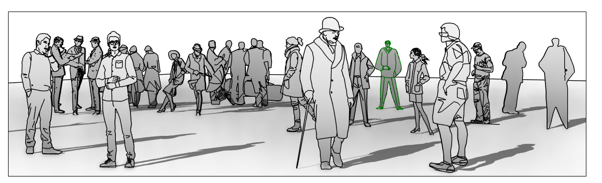 Solved: How to render people like shadows? - Autodesk Community