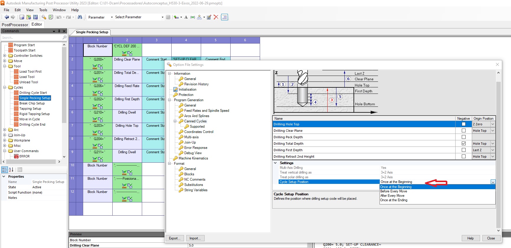 Solved: drilling cycle with all coordinates - Autodesk Community