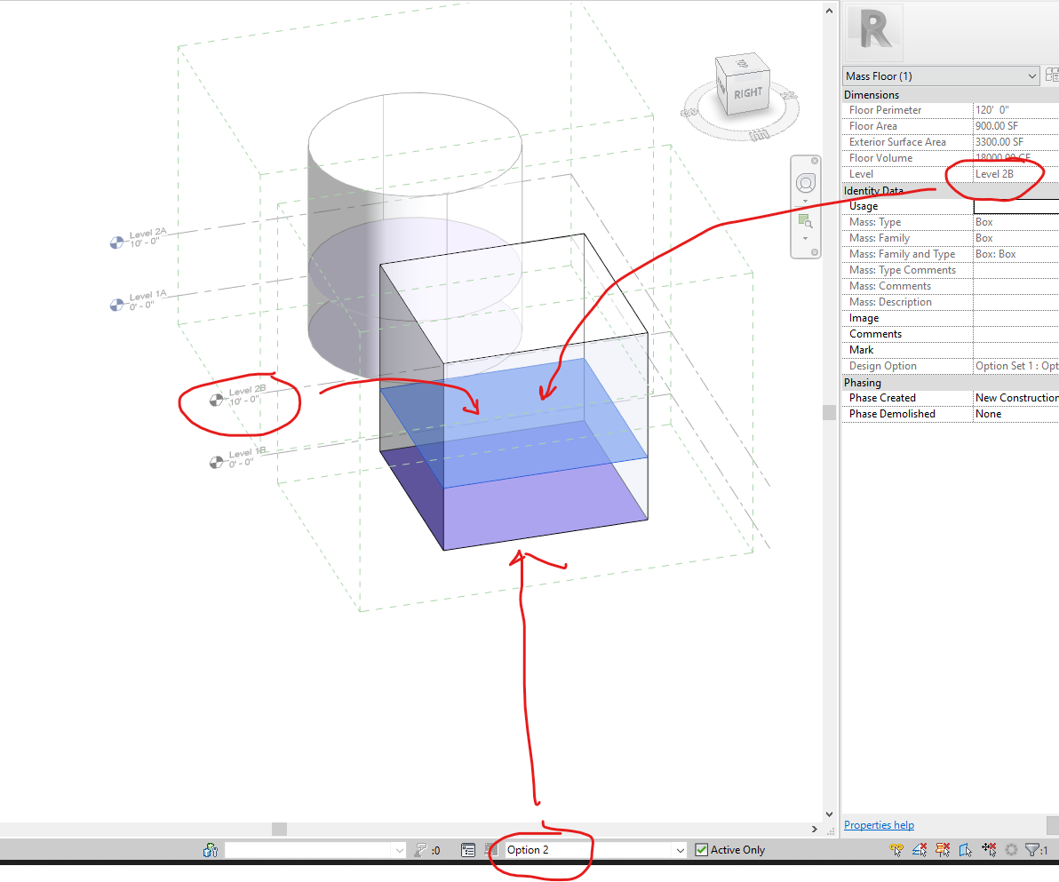 Mass floors substituting for level at same elevation bug - Autodesk Community