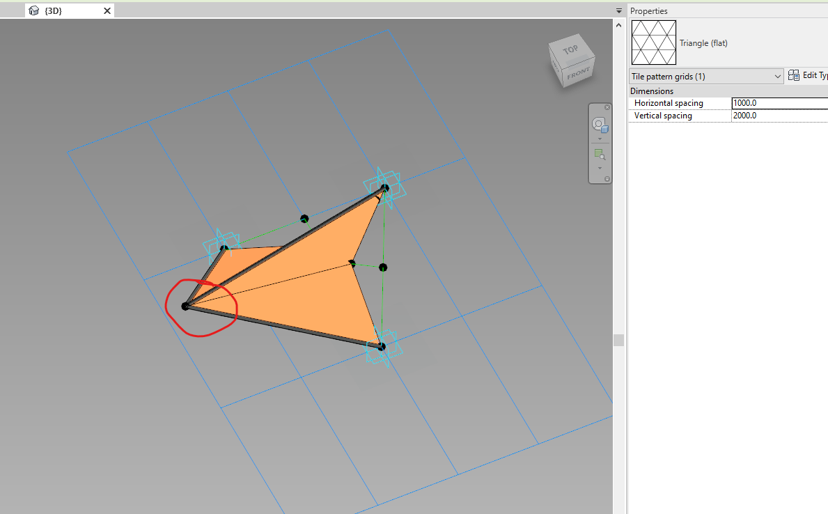 Solved: curtain panel with tringle pattren - Autodesk Community