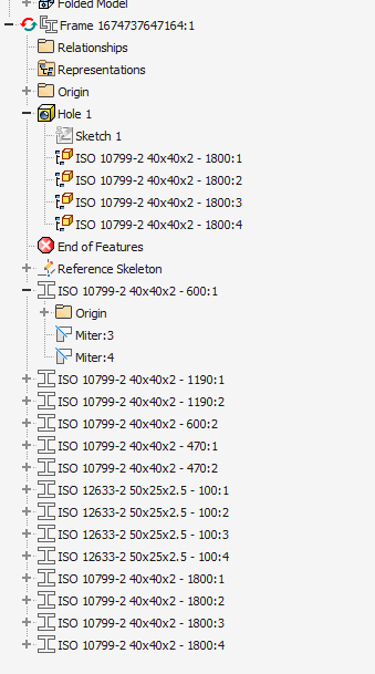 Holes in frames - loses link/adaptivity to skeleton sketch - Autodesk Community