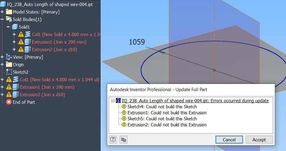 Solved: Auto Length of shaped wire - Autodesk Community