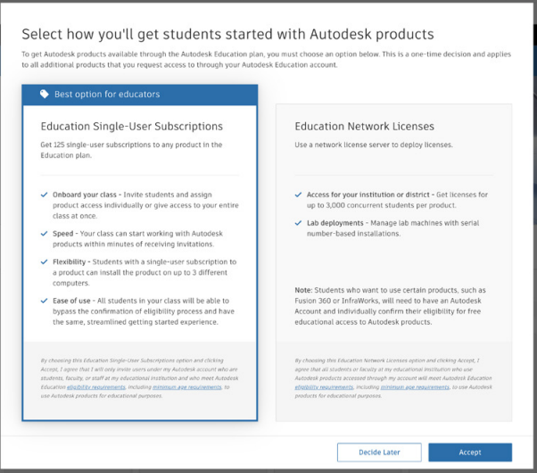Issue Converting Personal License to Education License - Autodesk Community