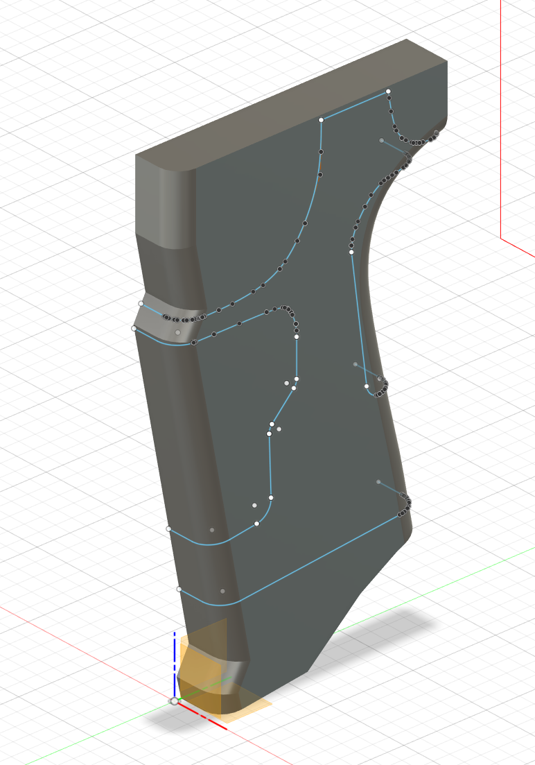 Solved: Using project to surface to wrap sketch around body for extrusion purposes. - Autodesk ...