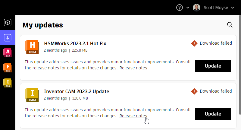 Autodesk Desktop App - Product Update Download Failed - Autodesk Community