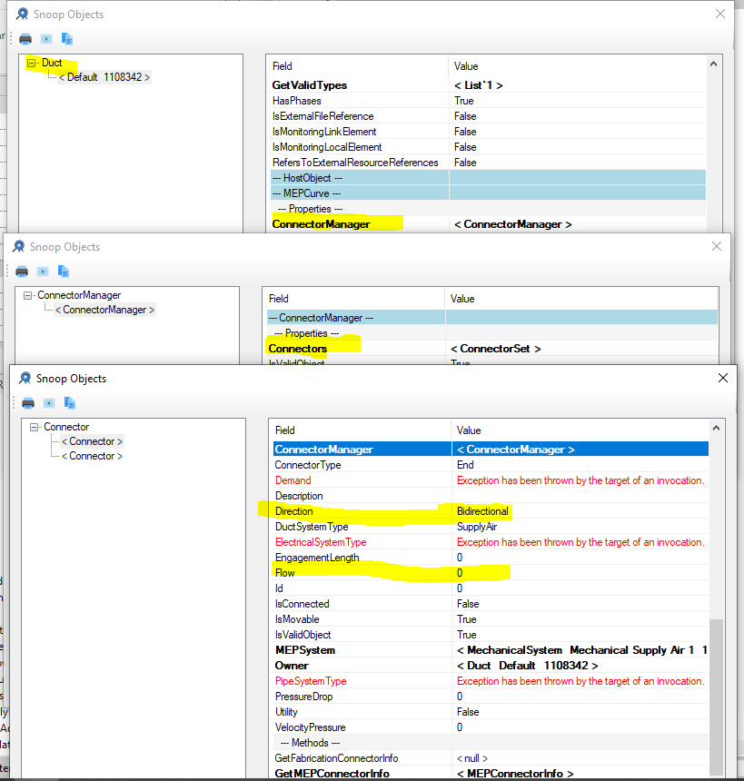 Getting Duct Flow - Autodesk Community