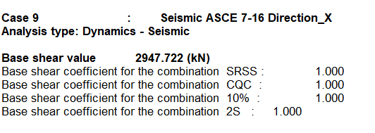 BASE SHEAR ON LINEAR DYNAMIC ANALYSIS - Autodesk Community