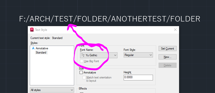 Solved: Weird separator in drawing path/file name stamp - Autodesk Community