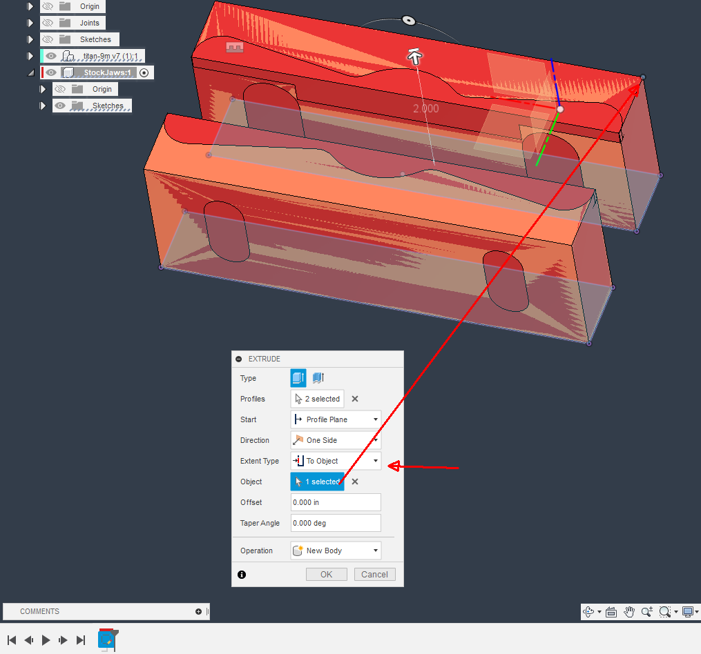 Solved: how do i make soft jaws gap not filled in? - Autodesk Community