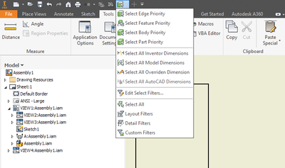 Solved: Selection filters 'greyed out' - Autodesk Community