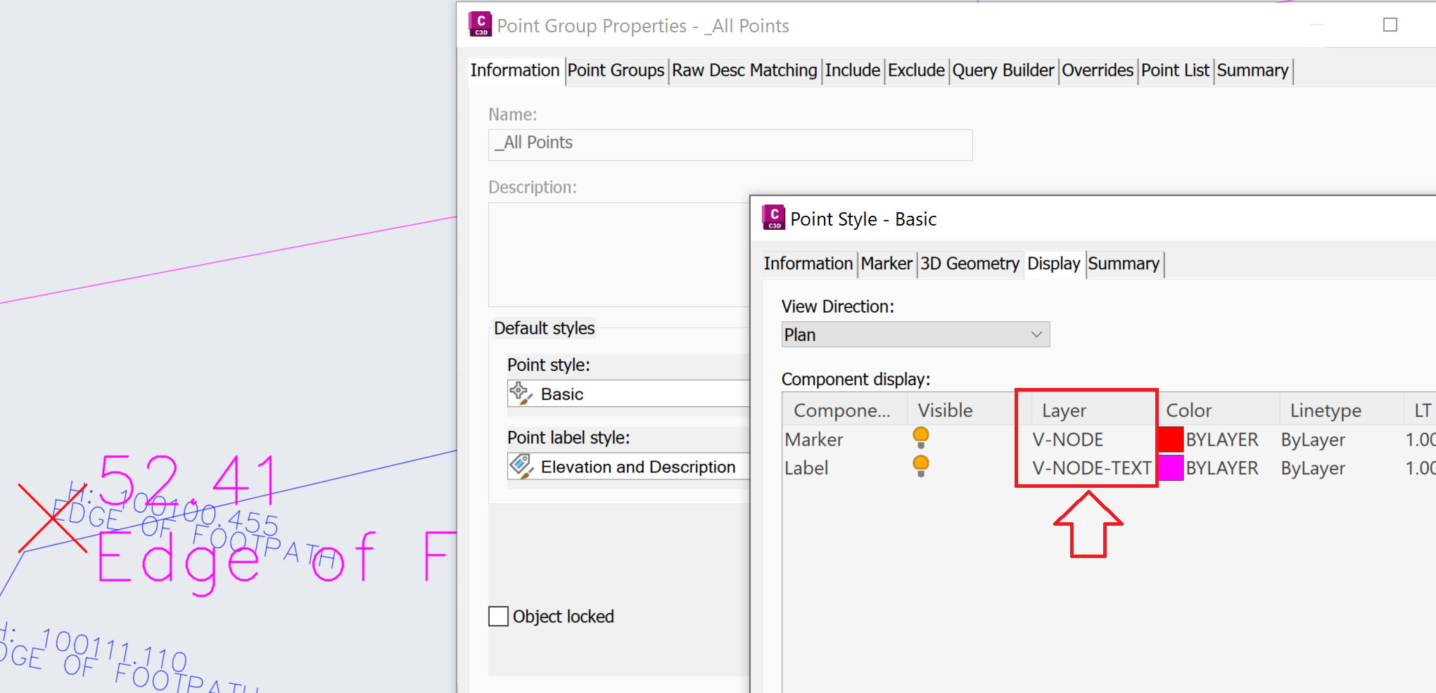 Adding labels to points from DXF / Data Imported from Leica Total Station - Autodesk Community