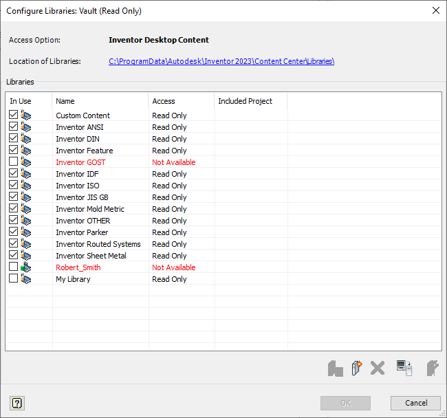 Solved: Content Center: From Inventor to Vault Pro: Internal Issue or Something Else? - Autodesk ...