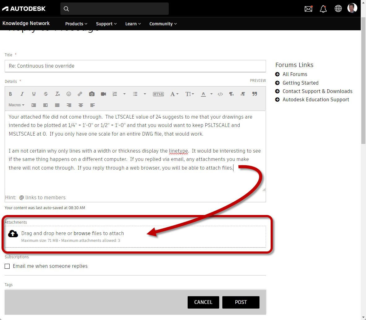 Solved: Continuous line override - Autodesk Community